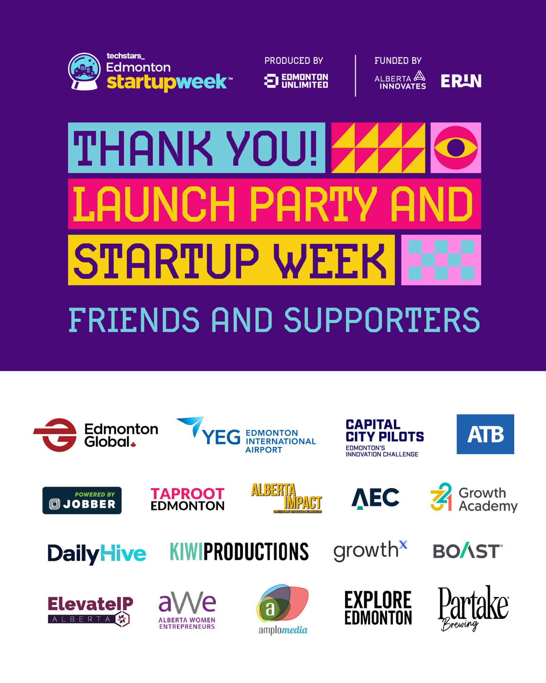 Thanks for coming out to Edmonton Startup Week 2023 – Edmonton Unlimited